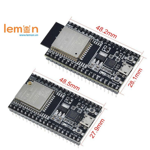 Bảng mạch chuyên dụng ESP32-DevKitC ESP32 ESP32-WROOM-32D/ ESP32-WROOM – Lemon Robotics